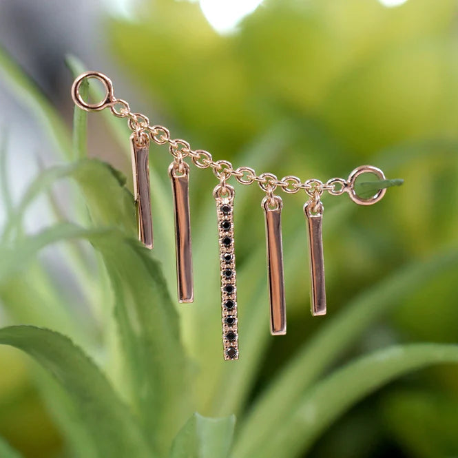 Modern Mood Chain With Dripping Gold Bars – MANTRAFINEJEWELLERY.COM